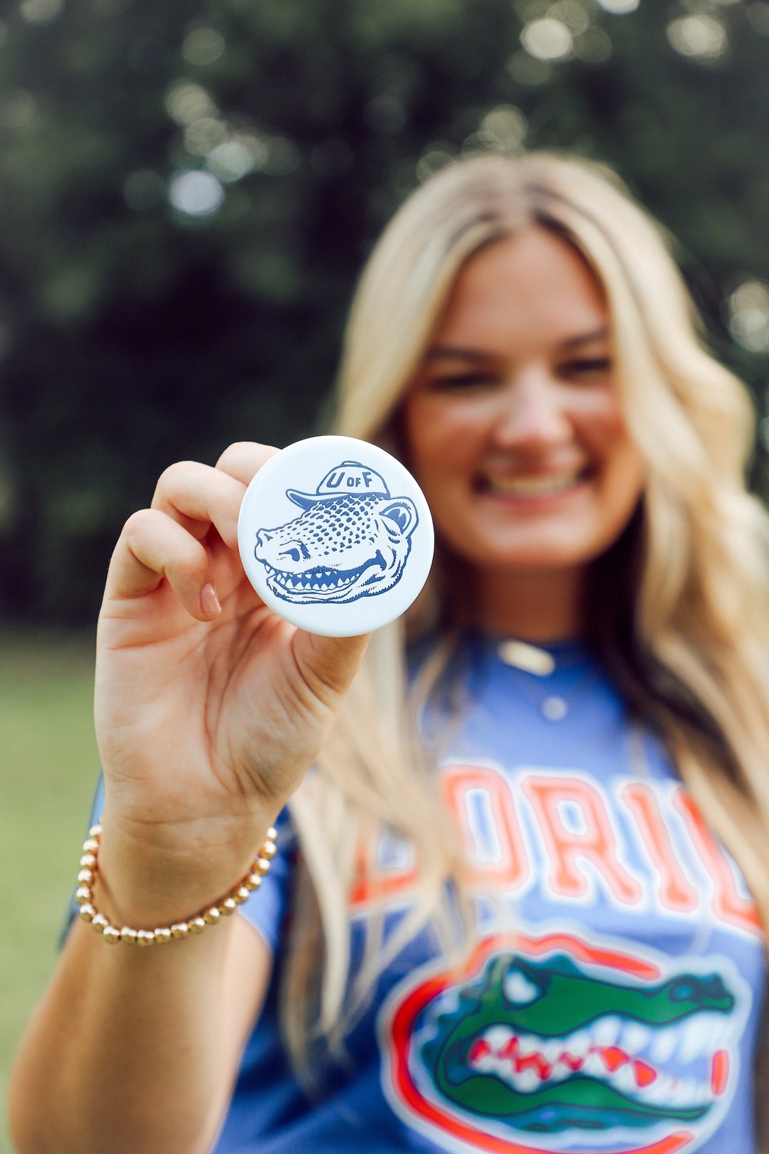 Florida Gators Game Day Button Retro Design - Etsy