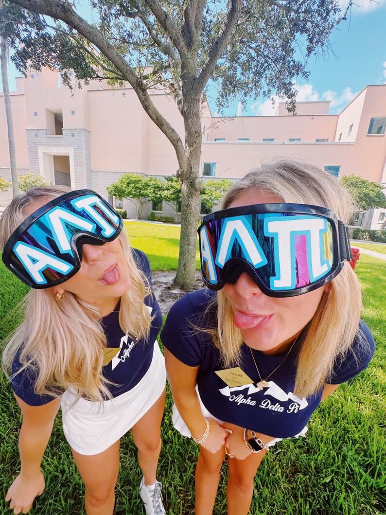 Custom Hand Painted Ski Goggles Tailgate Fits Special Events Parties - Etsy