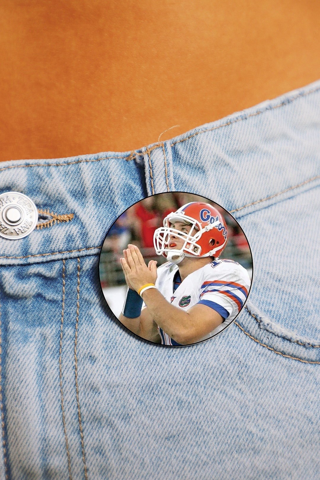 Florida Gators Game Day Button Tim Tebow Praying - Etsy