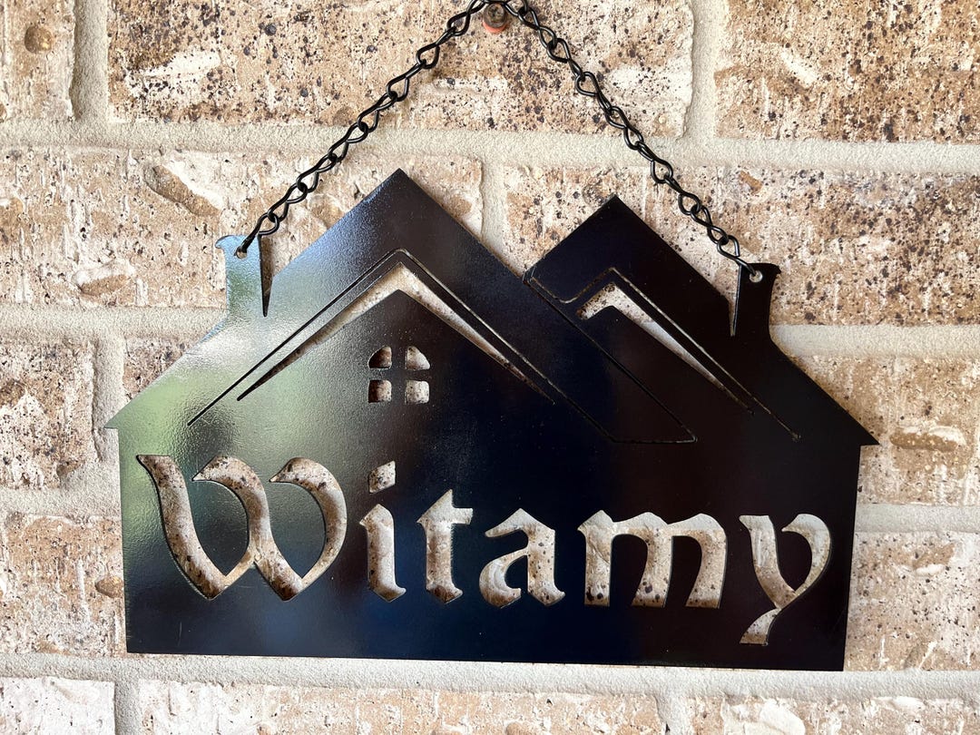 Witamy Welcome Sign - Etsy