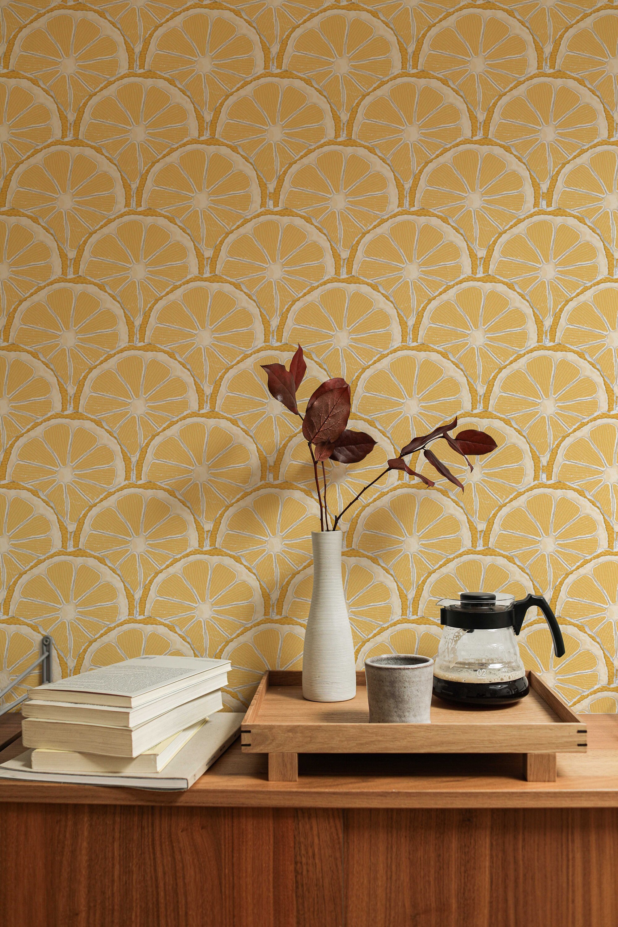 Lemon Wallpaper, Cheery Yellow Wallpaper, Citrus Fruit Wallpaper, Food ...