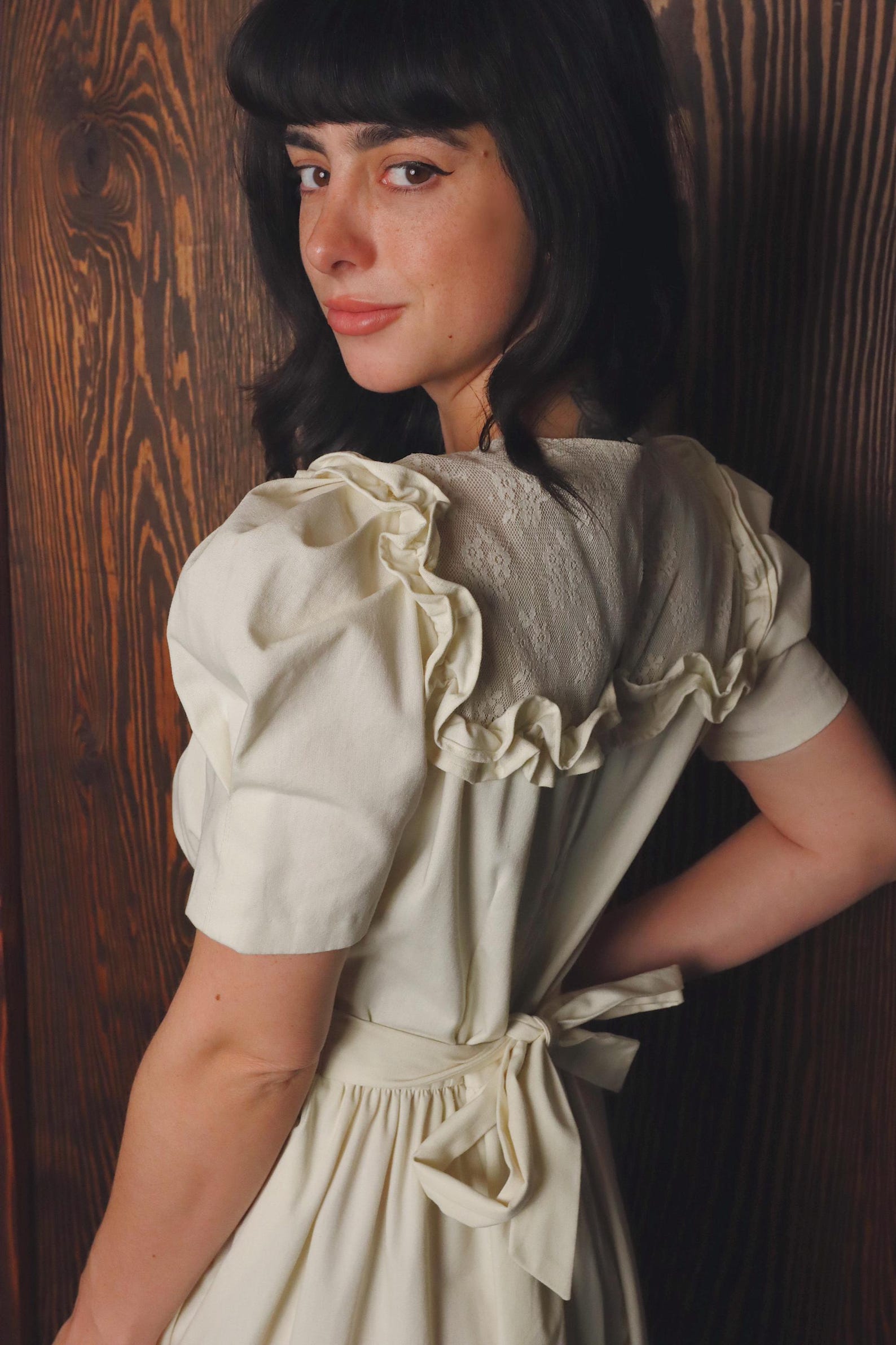 Vintage Edwardian Cottage Core White Dress for Wedding or Reception - Etsy