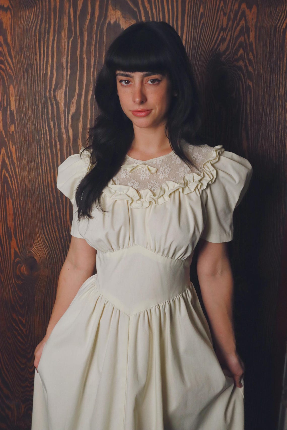 Vintage Edwardian Cottage Core White Dress for Wedding or Reception - Etsy