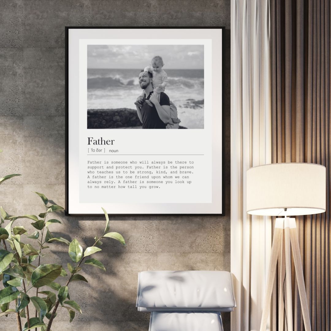 Dad Definition Print Father's Day Gift Print for Pap New Daddy ...