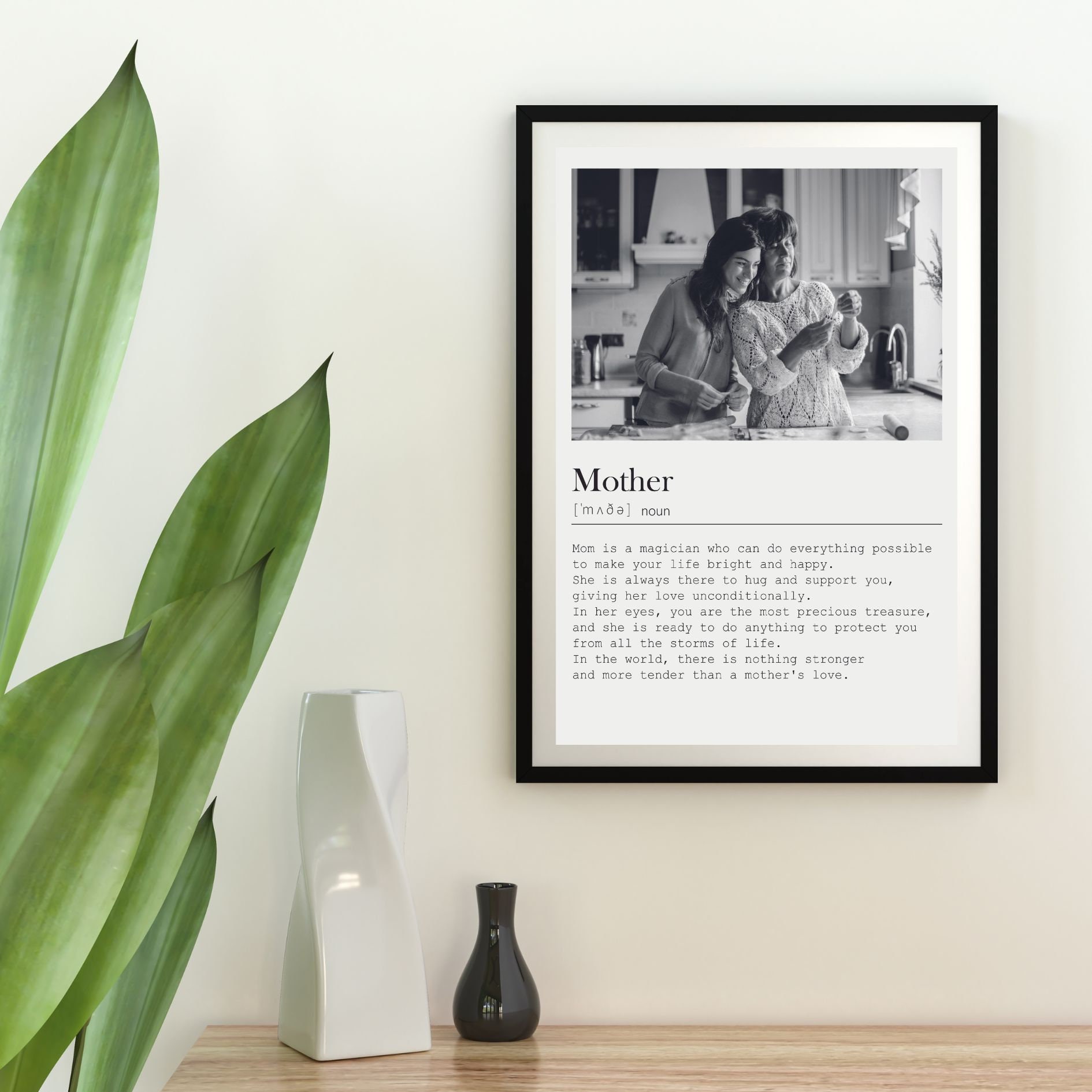 Personalised Mother Print, Custom Gift for Mothers, Custom Mum Gift ...