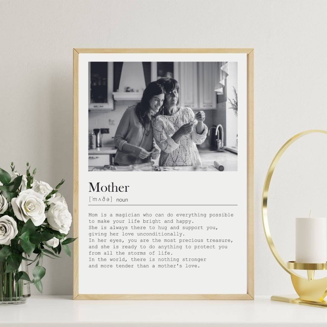 Personalised Mother Print, Custom Gift for Mothers, Custom Mum Gift ...