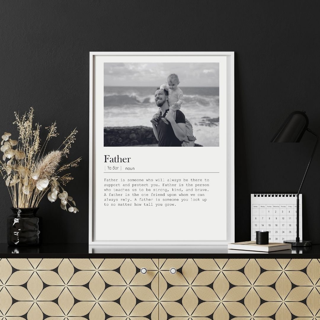 Dad Definition Print Father's Day Gift Print for Pap New Daddy ...