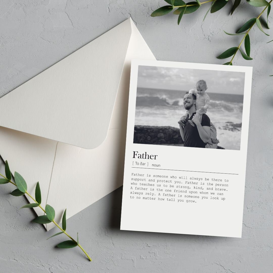 Dad Definition Print Father's Day Gift Print for Pap New Daddy ...