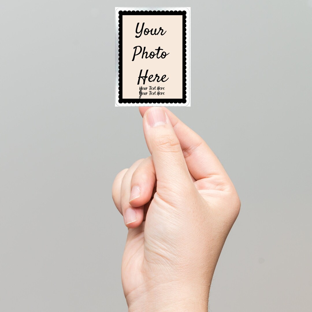 Personalized Photo Sticker for Travel Collage, Custom Photo Suitcase ...