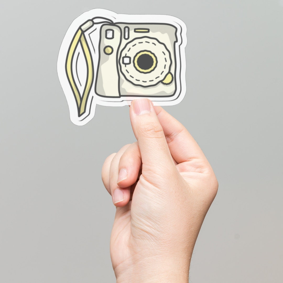 Die Cut Vintage Camera Sticker, Vintage Camera Luggage Decal, Vintage ...