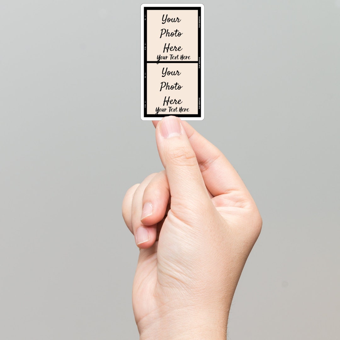 Personalized Photo Sticker for Custom Invitations, Custom Photo Sticker ...