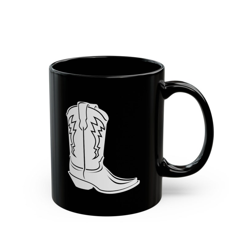 Cowboy Boot Mug - Shoe Symbol Coffee Cup - Etsy