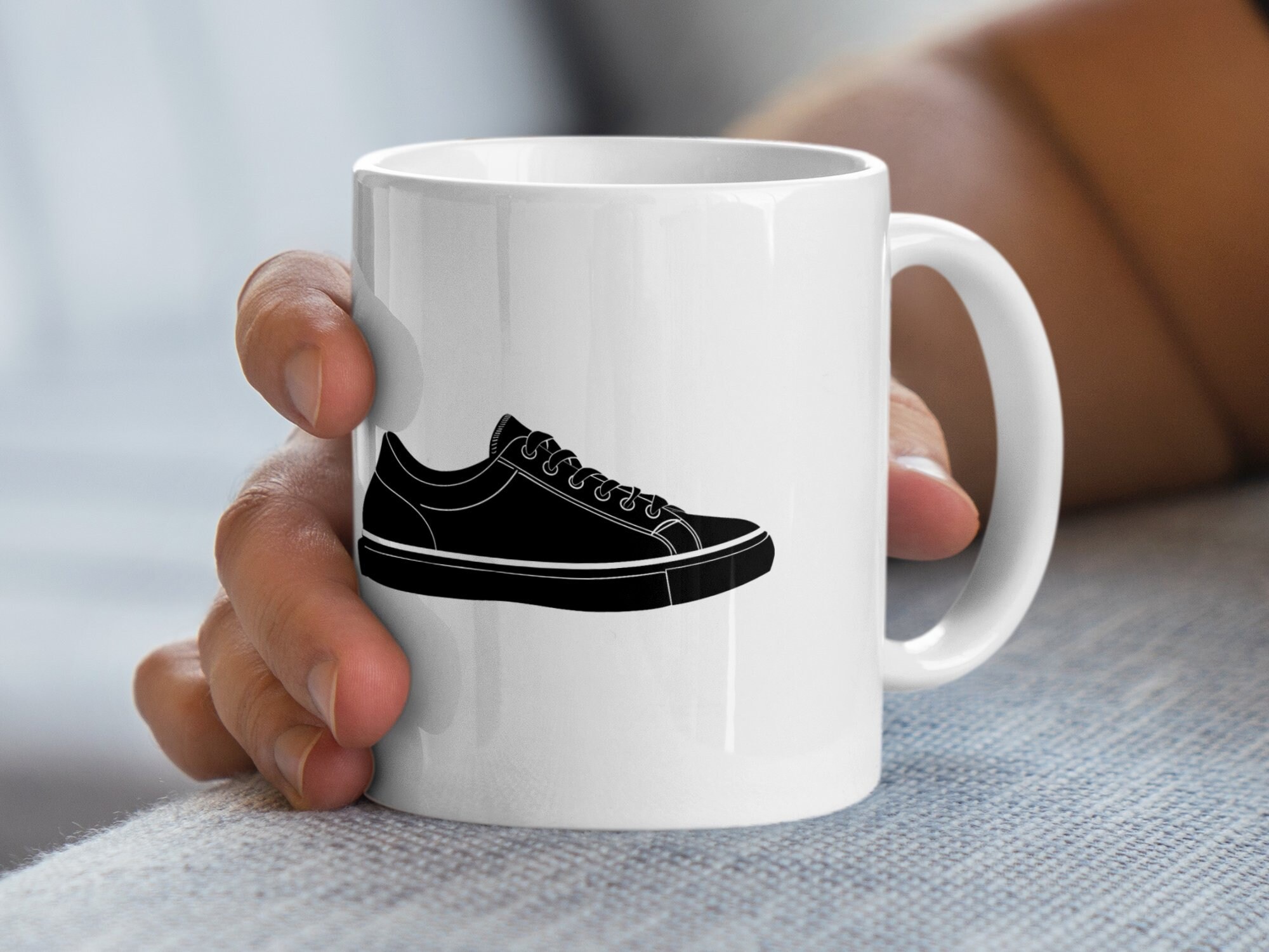 Sneaker Mug - Running Shoe Symbol Coffee Cup - Etsy