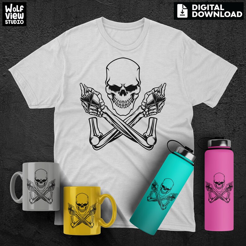 Skull Dartboard SVG: Dart Game Clipart (digital Download) - Etsy