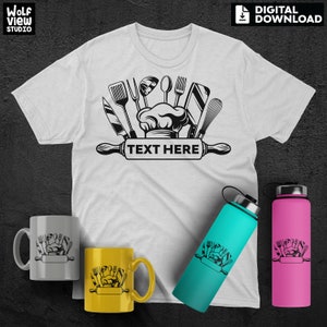 Chef Tools Svg, Chef Dad Svg, Chef Svg, Cooking Tools Svg, Chef Shirt ...