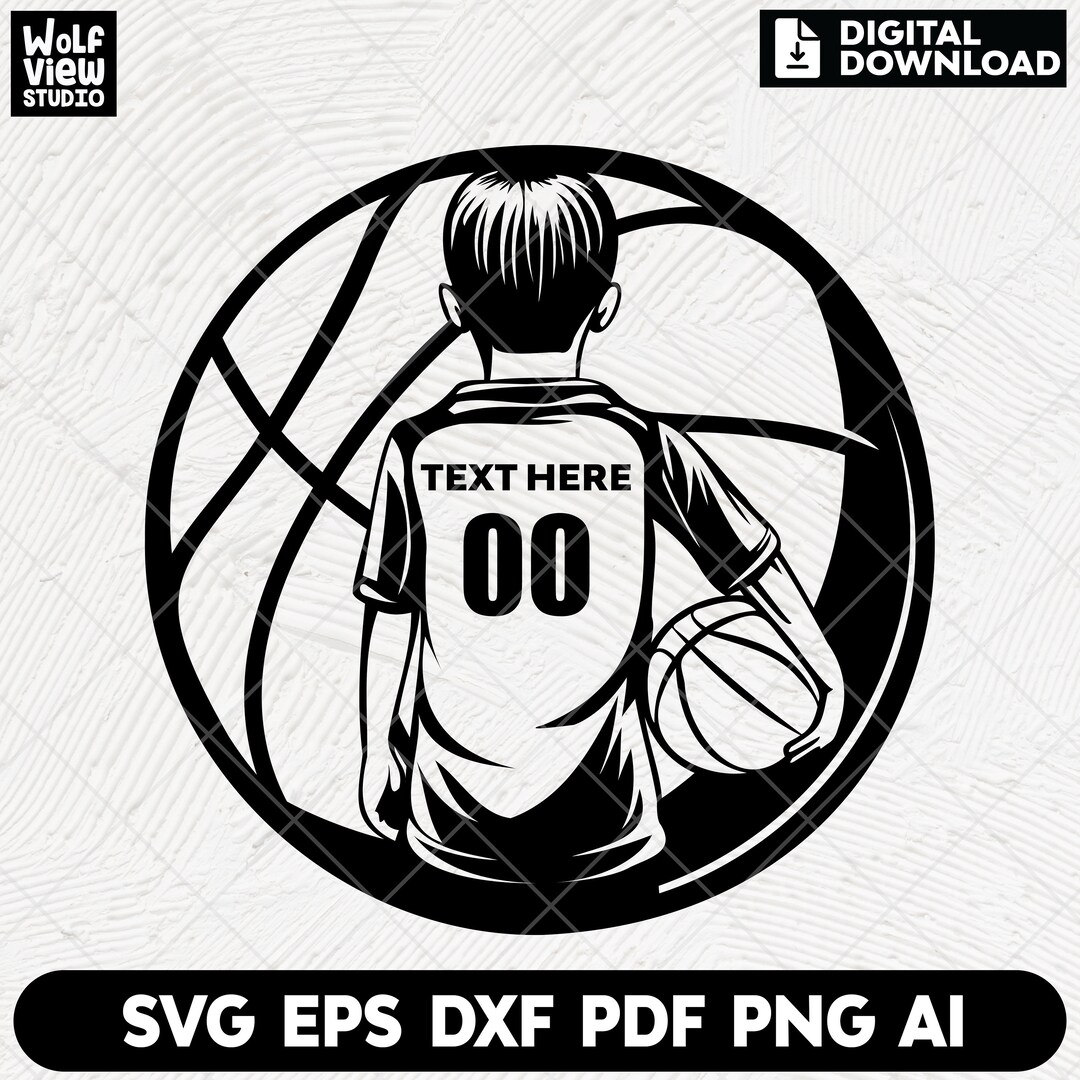 Basketball Kid Svg, Basketball Player Svg, Basketball Svg, Personalized ...