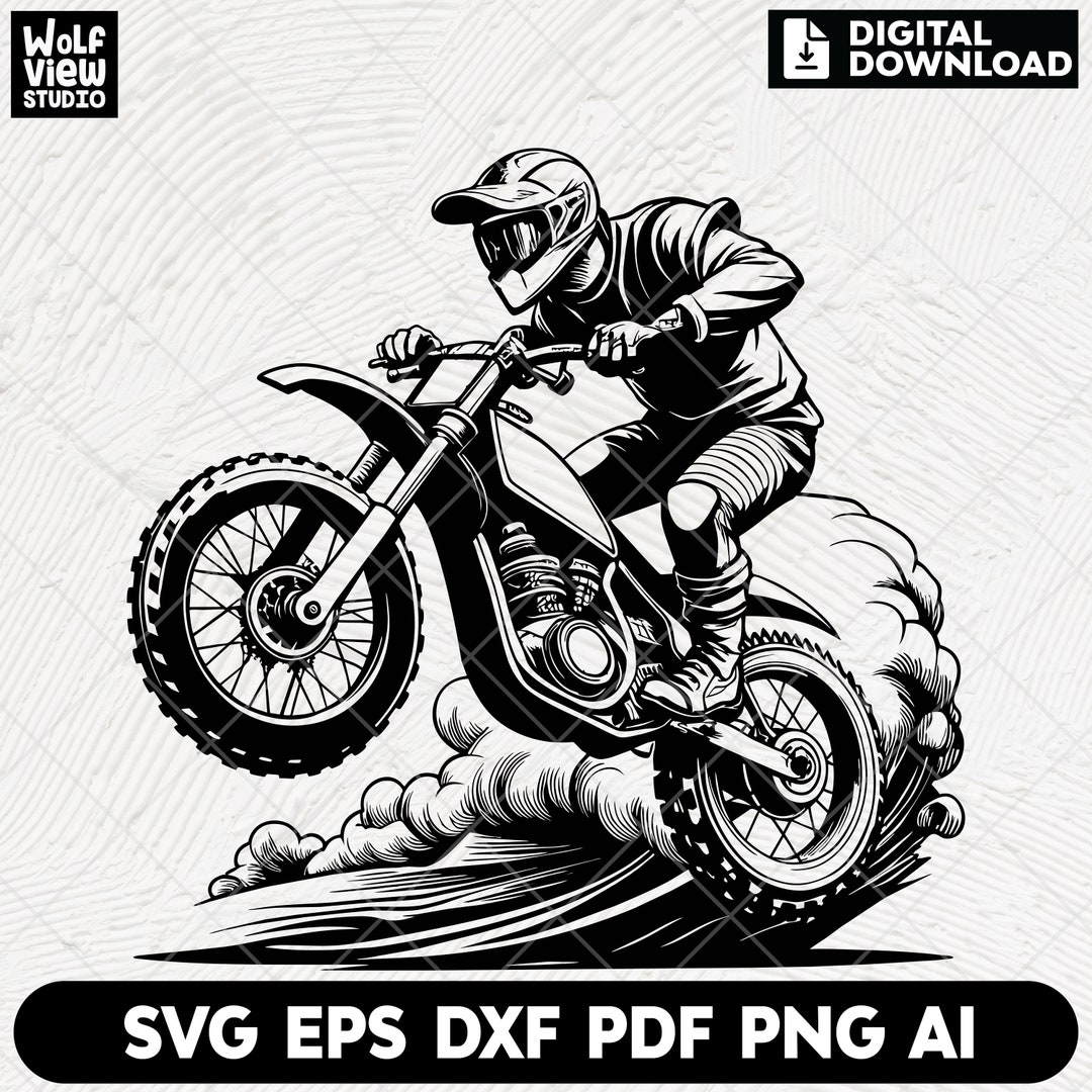 Motocross SVG, Motocross Racing Svg, Motocross Racer Svg, Dirt Bike Svg ...