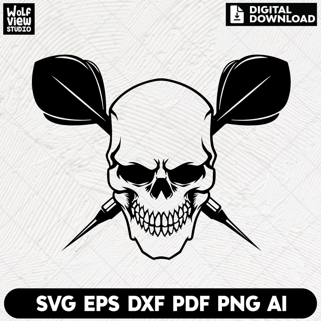 Skull Dartboard Svg, Dart Game Svg, Dartboard Svg, Dart Target Svg ...