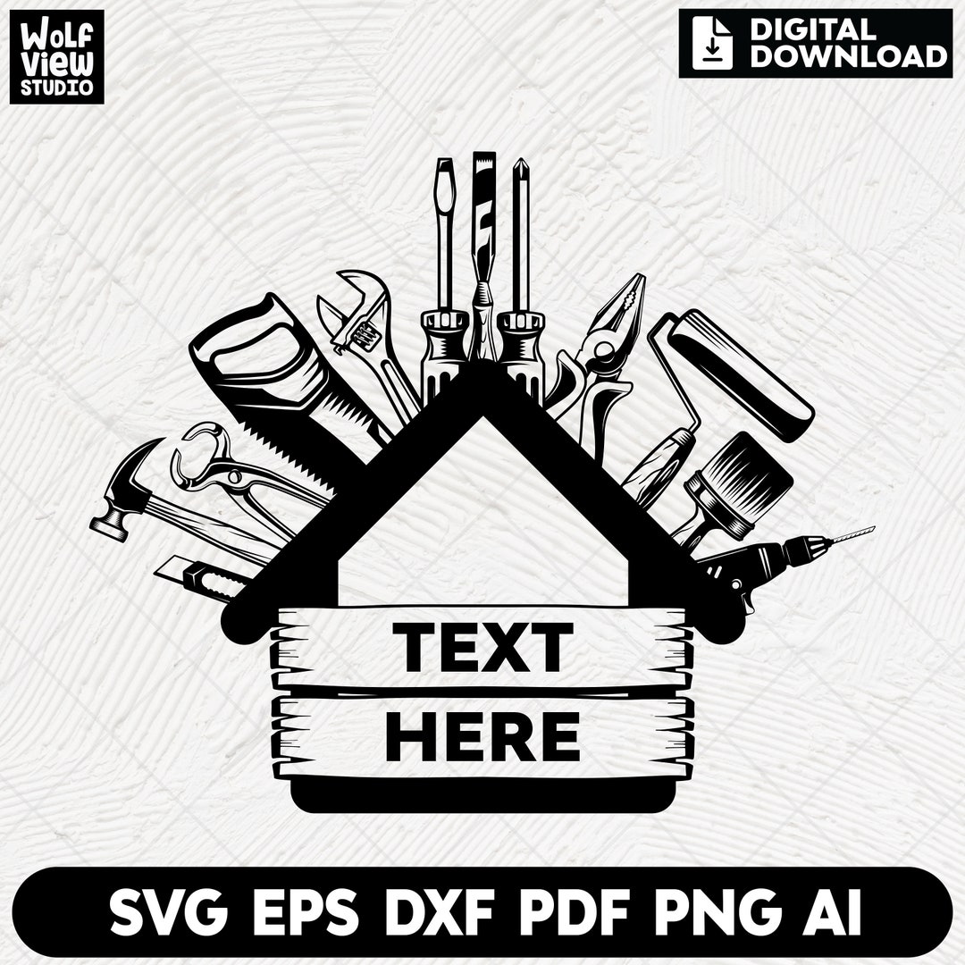 Repair Tools Svg, House Repair Builder Svg, House Repair Svg, Builder ...