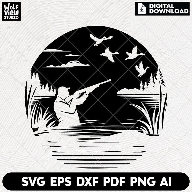 Duck Hunting Svg, Hunting Svg, Duck Hunter Svg, Hunting Outdoor Svg ...