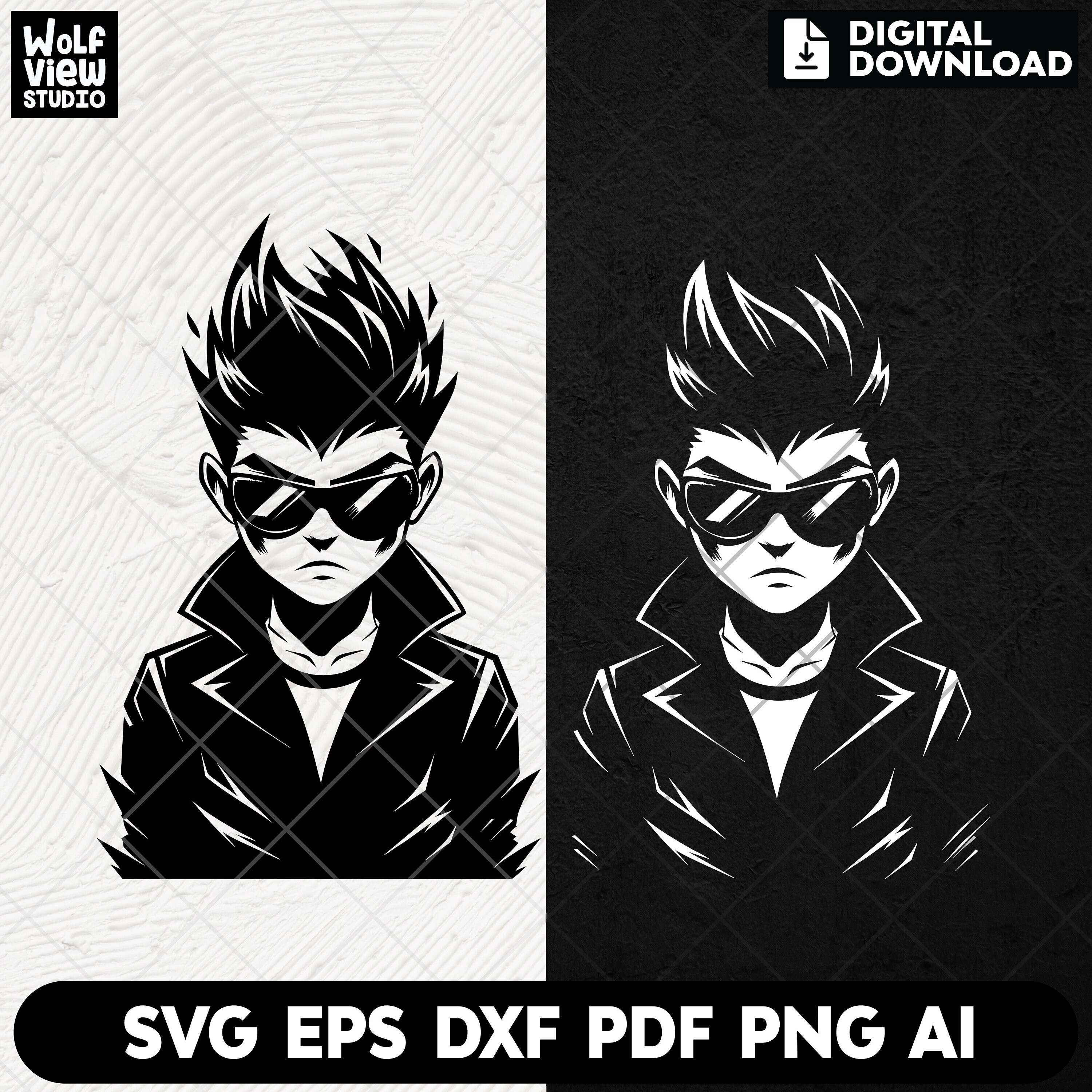 Cool Kid SVG, Fashion Boy Vector Graphics (digital Download) - Etsy