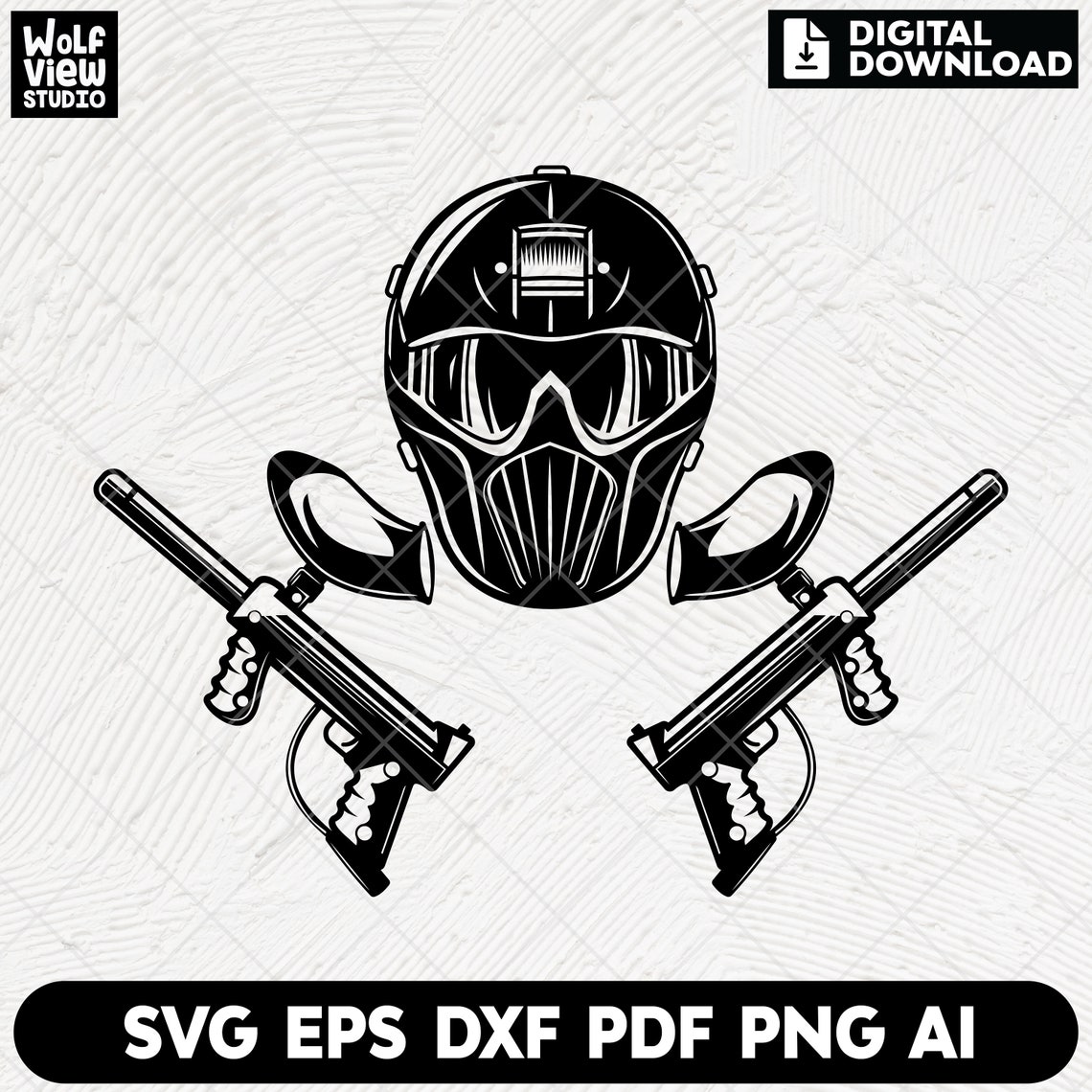 Paintball Svg, Paintball Gear Svg, Paint Gun Svg, Sports Combat Svg ...