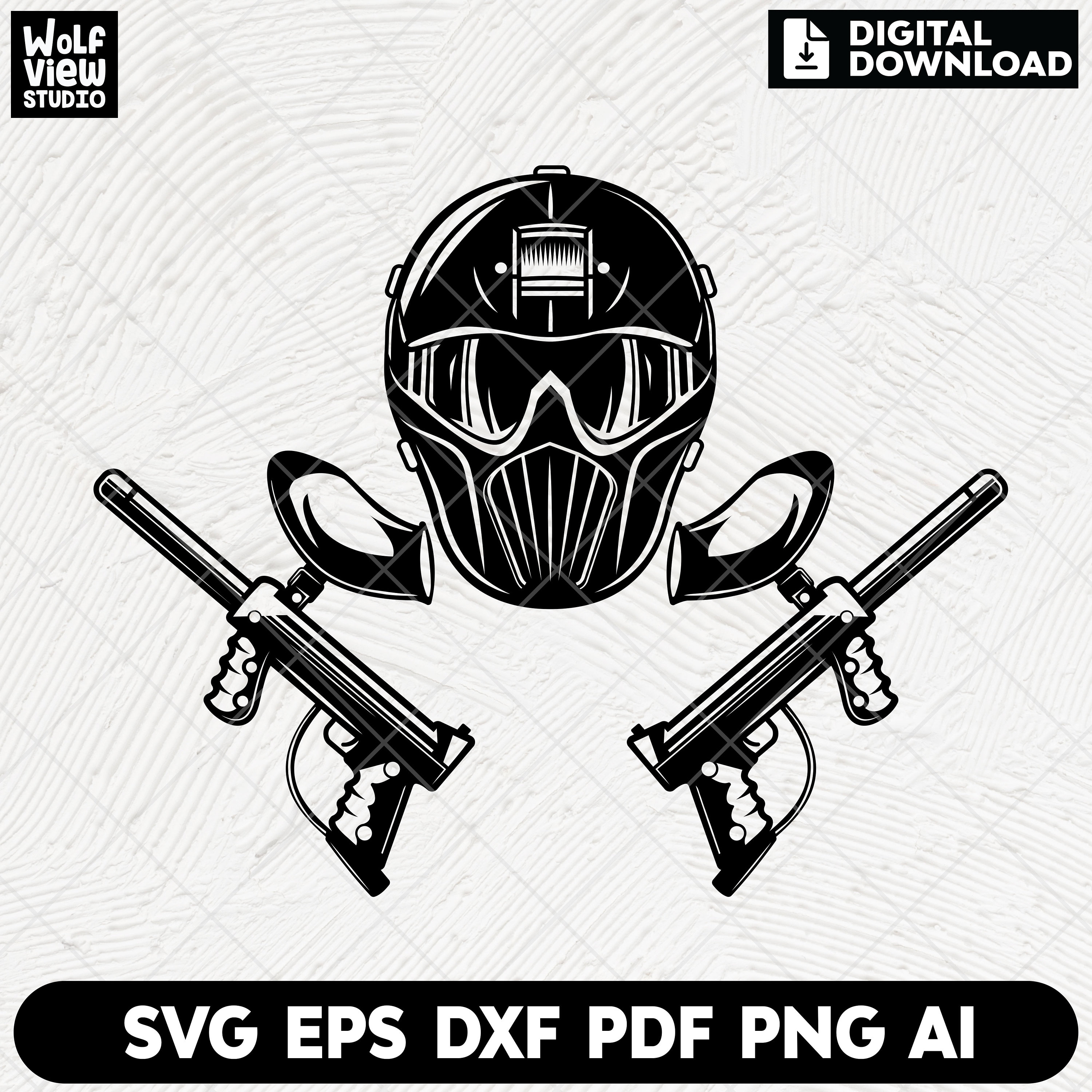 Paintball Svg, Paintball Gear Svg, Paint Gun Svg, Sports Combat Svg ...