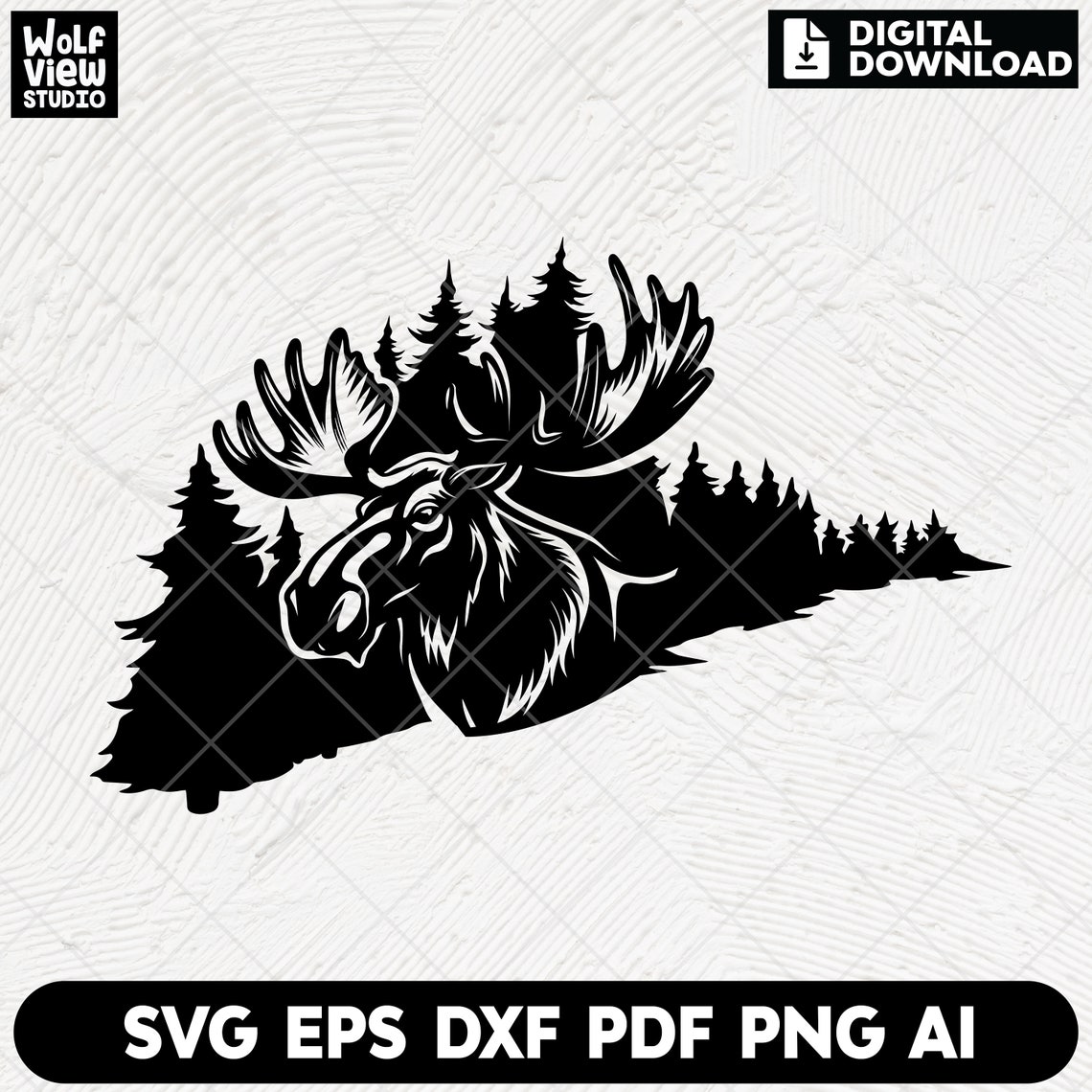 Moose Outdoor Svg, Moose Svg, Moose Shirt, Moose Png, Outdoor Scene Svg ...