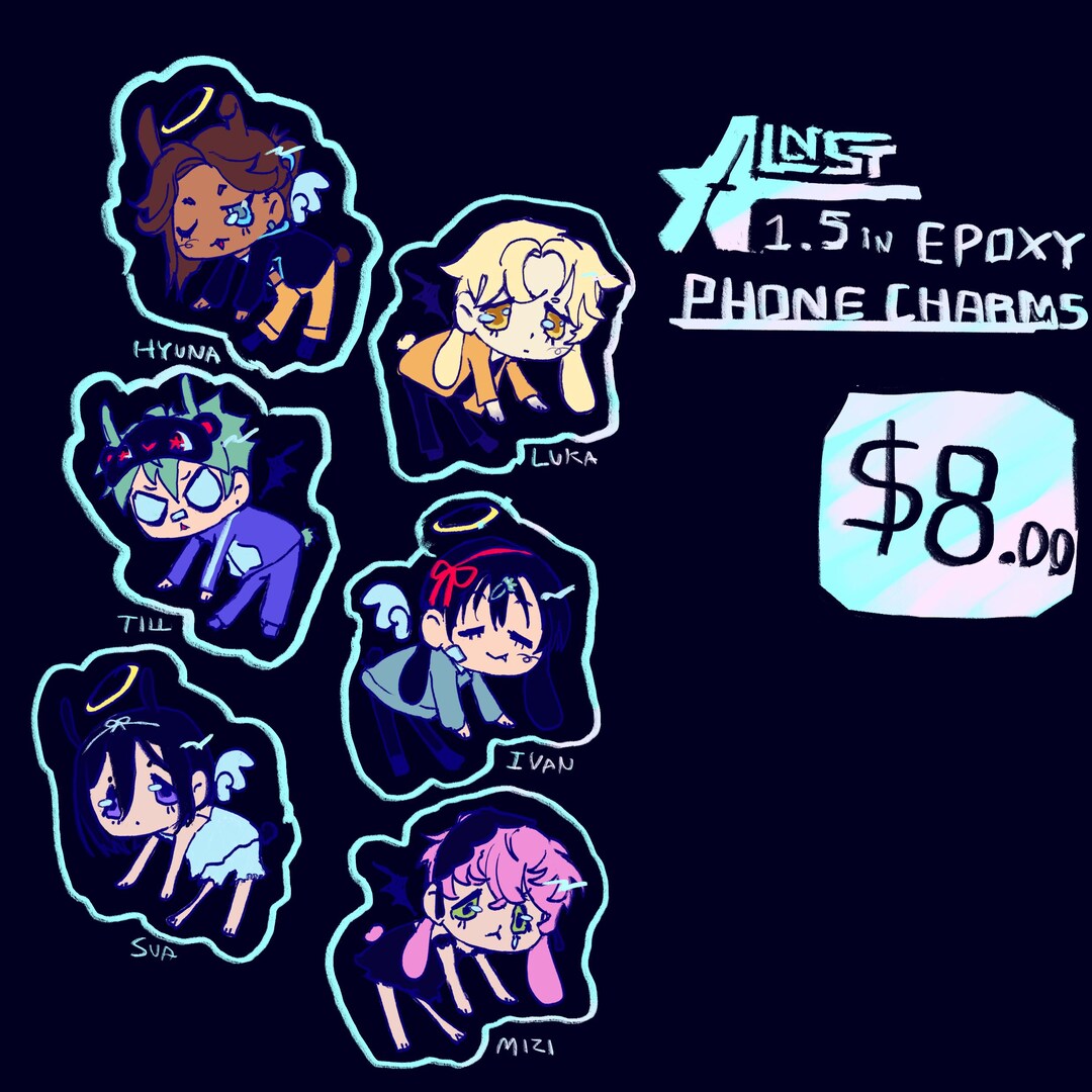 PRE-ORDER Alien Stage Alnst Epoxy Phone Strap Charm - Etsy