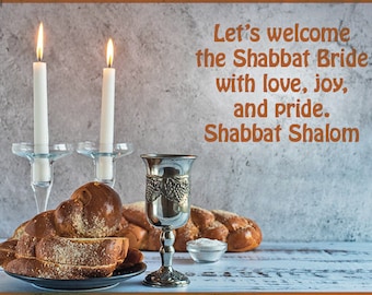 Shabbat Card, Jewish Celebration, Greeting Cards - Etsy