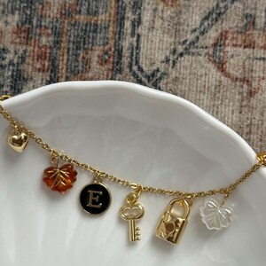 Charm Bracelet & Necklace Set - Etsy