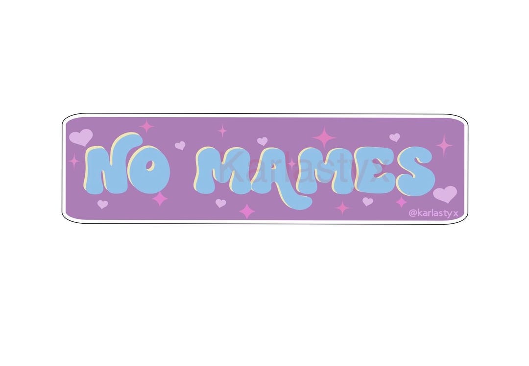 Funny no Mames Sticker - Etsy