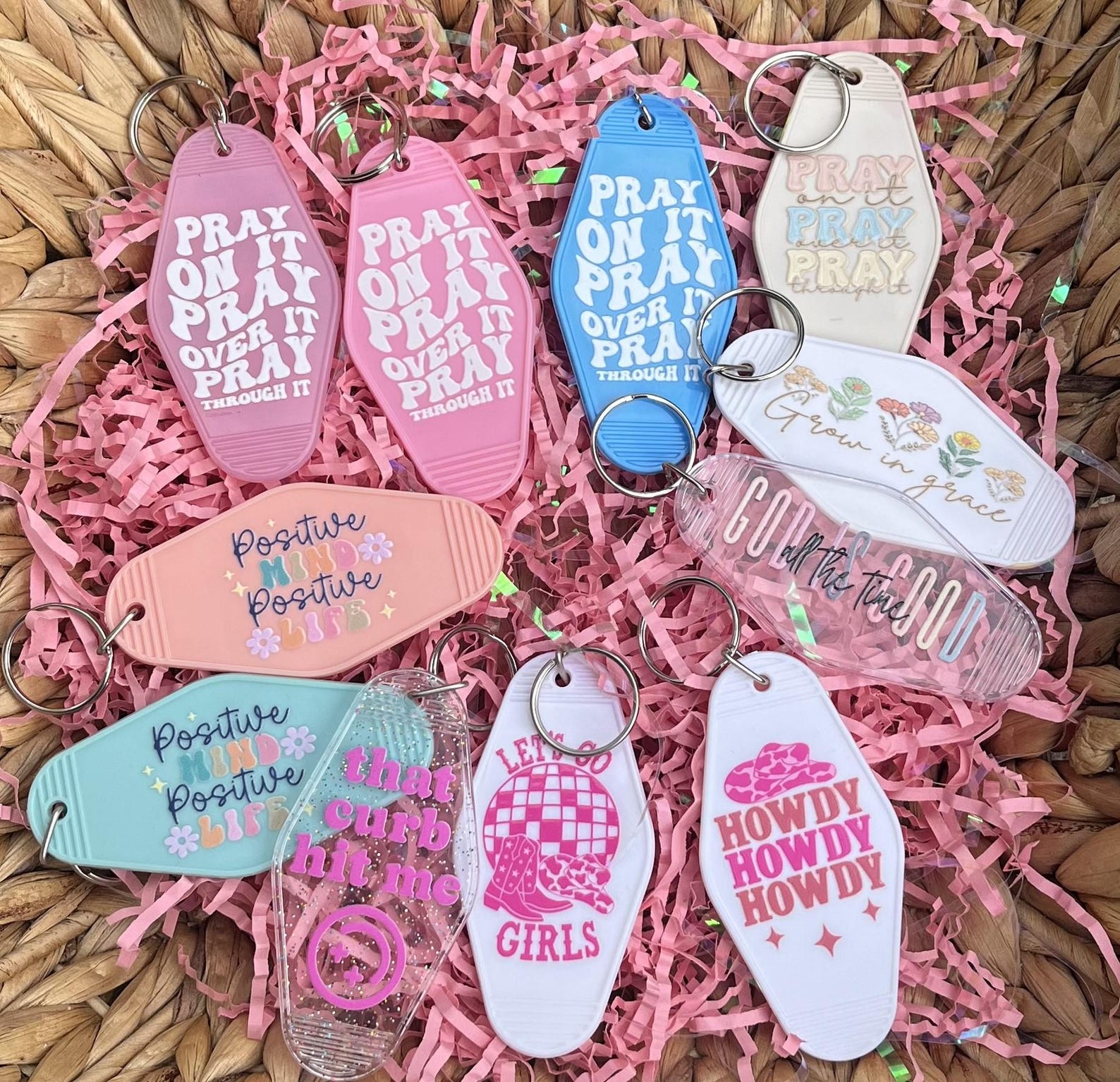 Retro Faith-based Motel Keychain | Encouraging and Positivity and ...