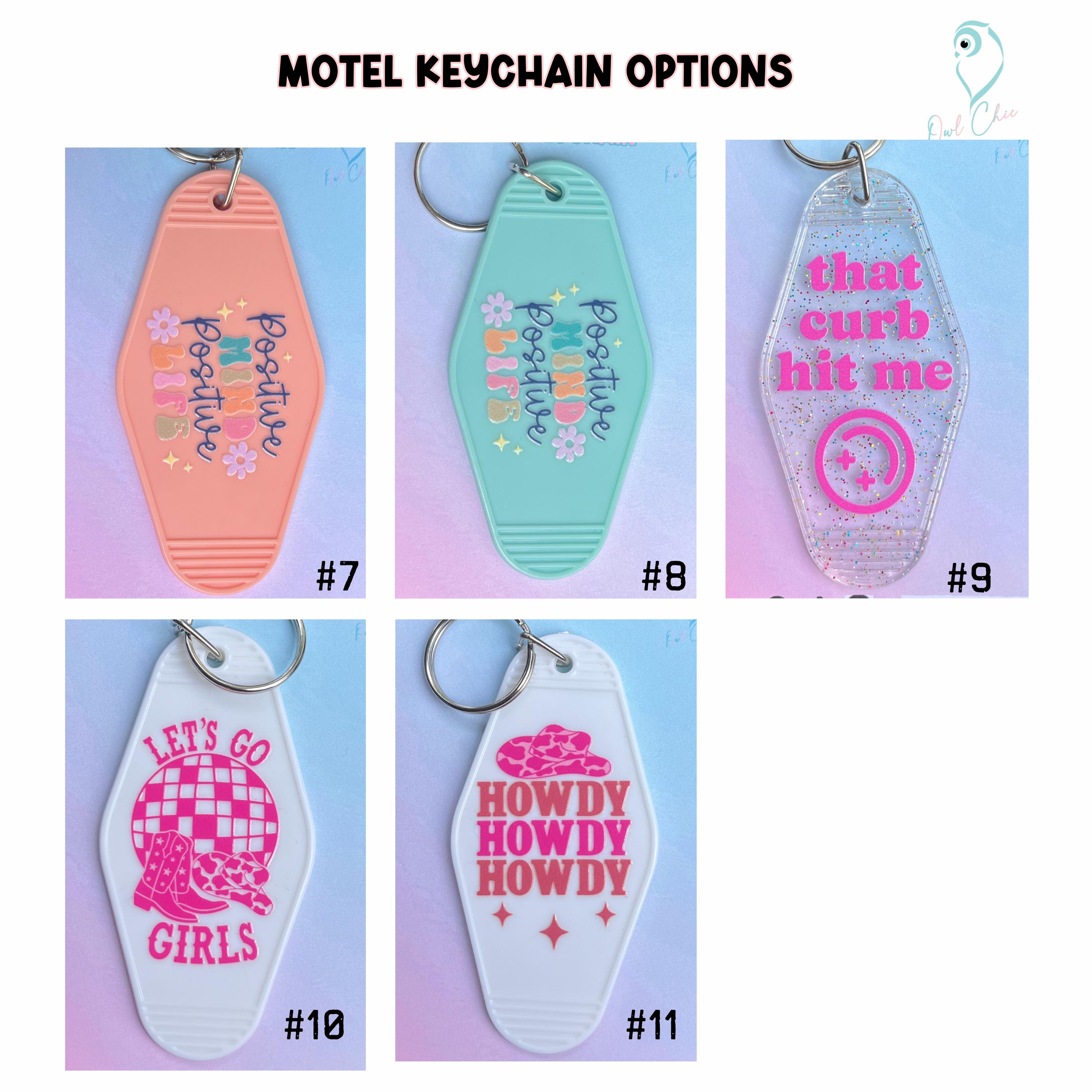 Retro Faith-based Motel Keychain | Encouraging and Positivity and ...
