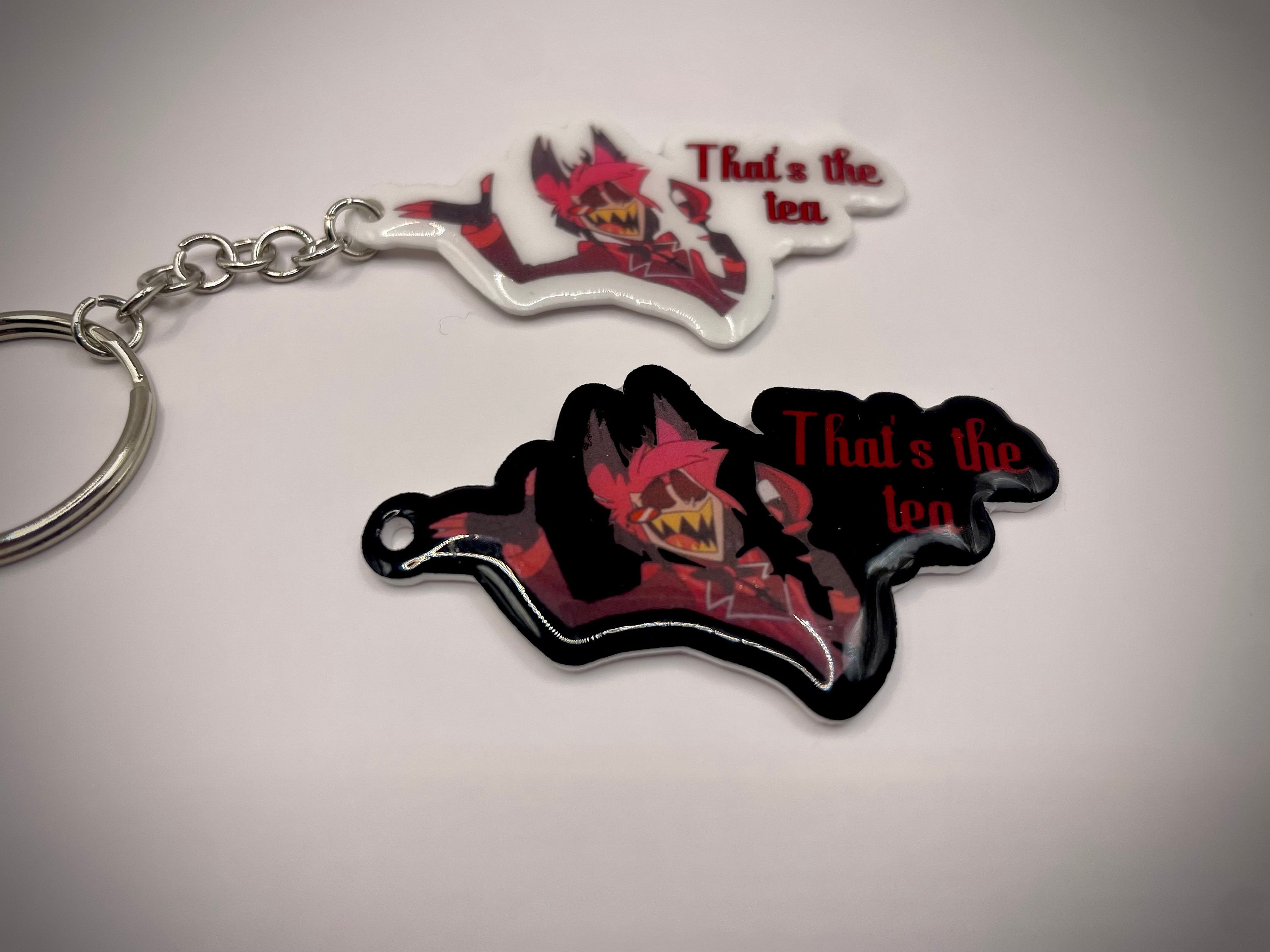 Alastor Hazbin Hotel Keychain - Etsy