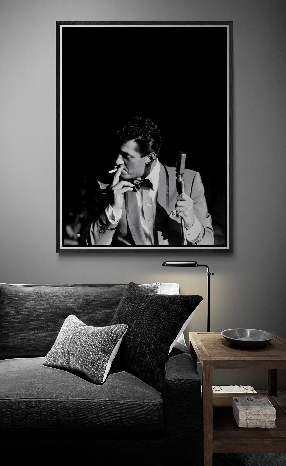 Dean Martin Poster, Dean Martin, Minimalist, Black and White, Vintage ...