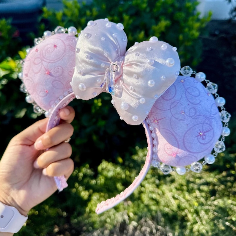Cinderella Princess Disney Ears | Lightweight Mickey Ears for Adults ...
