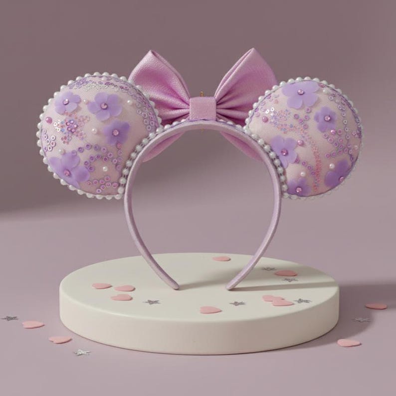 Rapunzel Mickey Ears, Custom Tangled Minnie Mouse Ears for Women and ...
