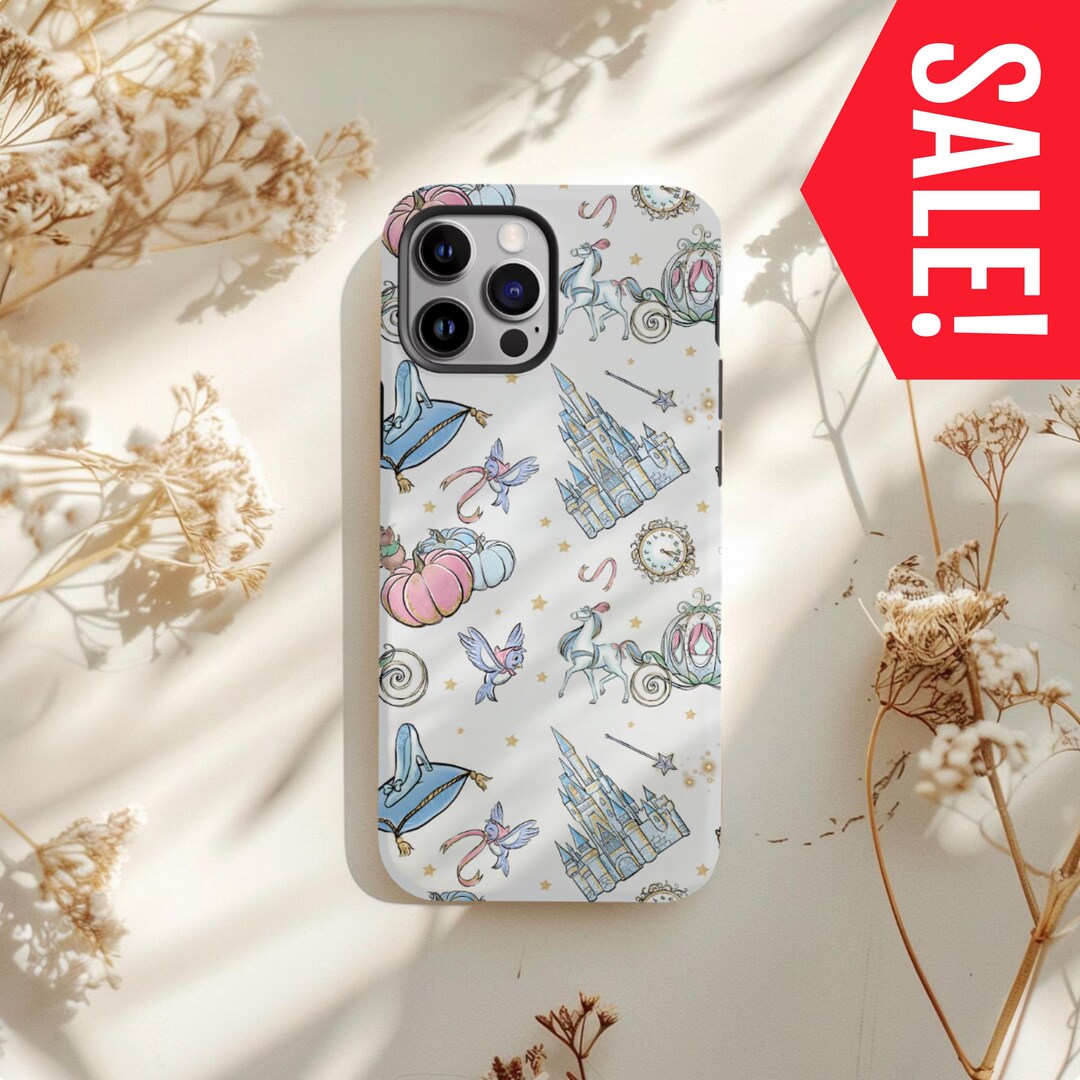 Cinderella Phone Case, Protective Disney Princess Case for iPhone 15 ...