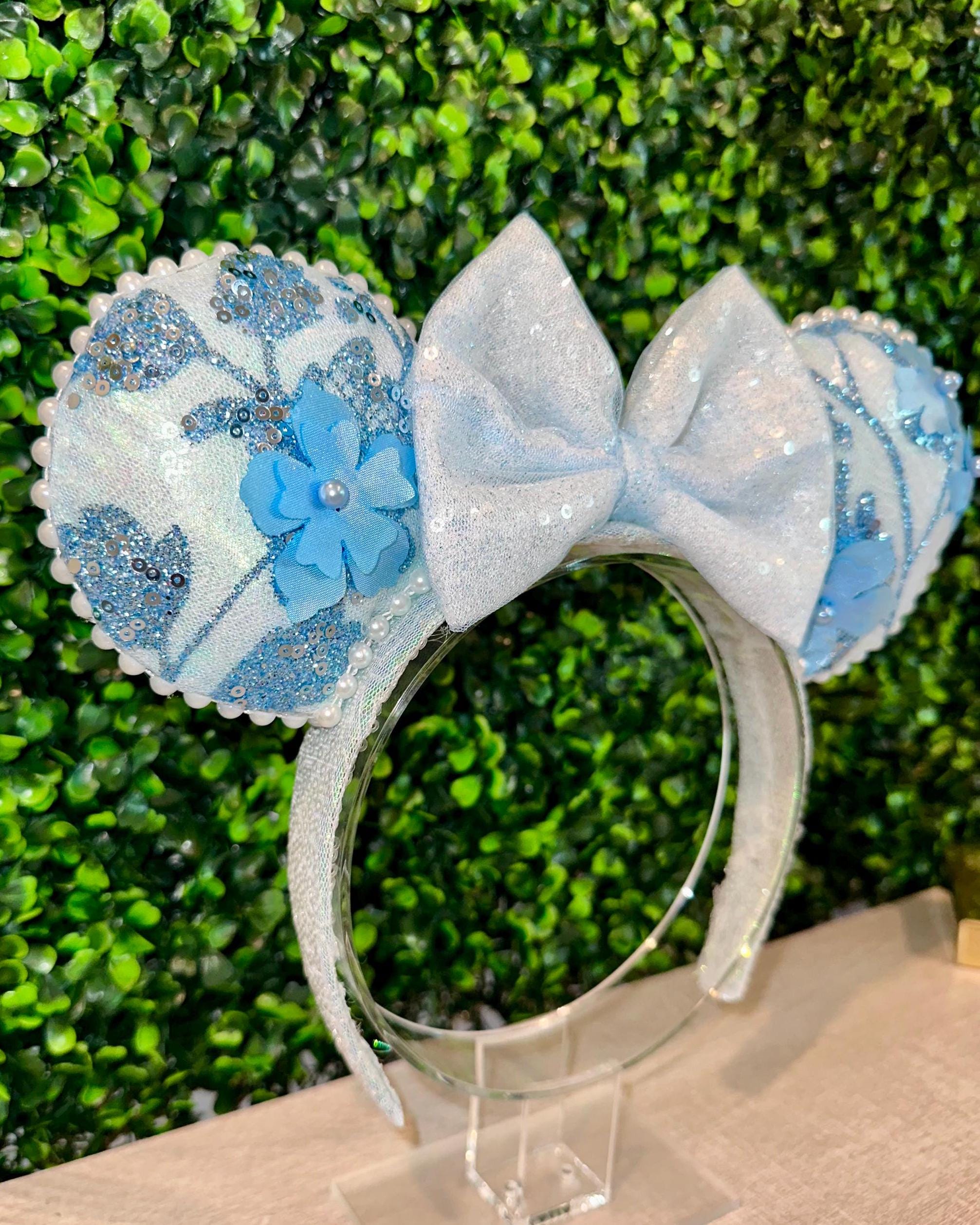Enchanting Elsa Frozen Disney Ears: Disney Headband With Sequin Bow ...