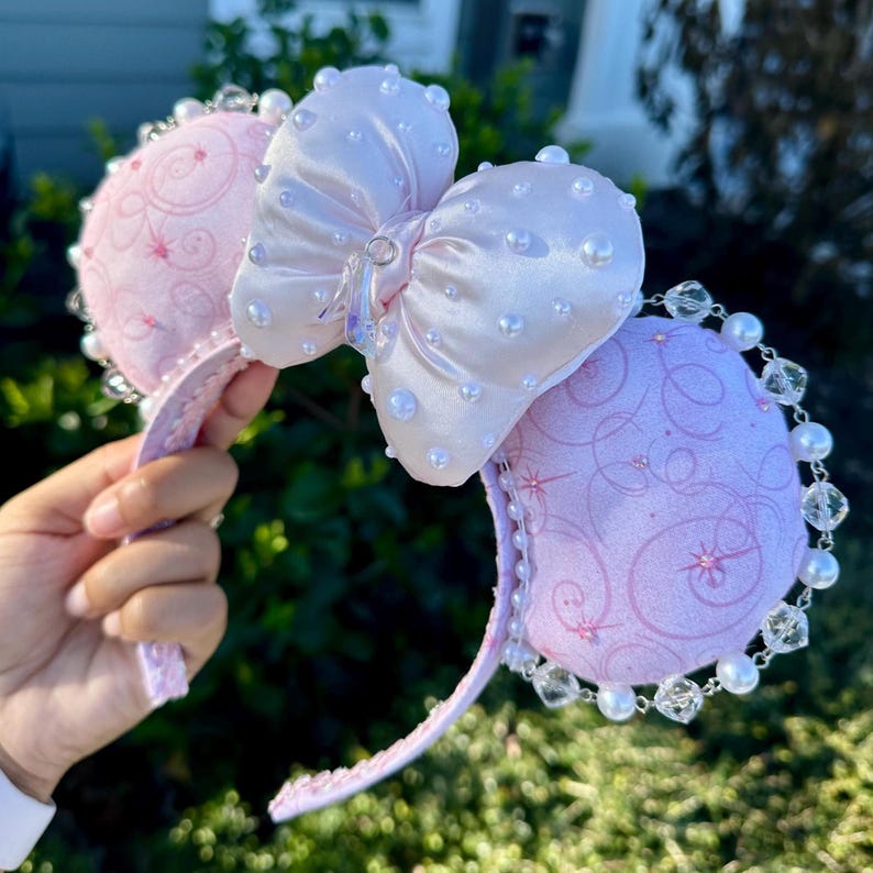 Cinderella Princess Disney Ears | Lightweight Mickey Ears for Adults ...