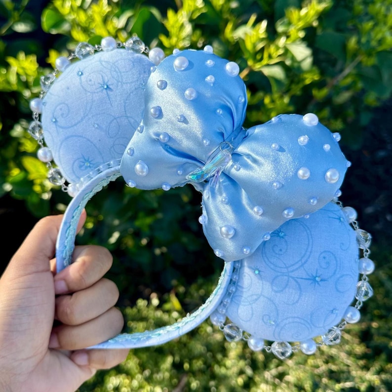 Cinderella Princess Disney Ears | Lightweight Mickey Ears for Adults ...
