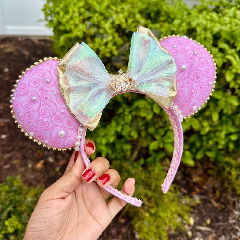 Sleeping Beauty Disney Ears, Princess Aurora Mickey Ears, Pink Princess ...