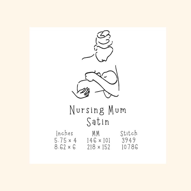 Nursing Mom, Pregnancy Embroidery Design, Mom and Child, Digital ...