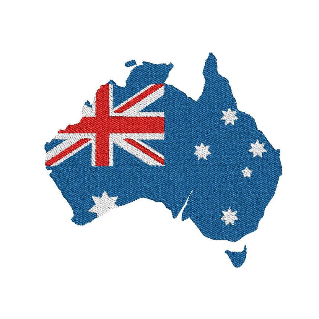 Patriotic Embroidery Designs, Australian Flag Embroidery Design, 5 ...
