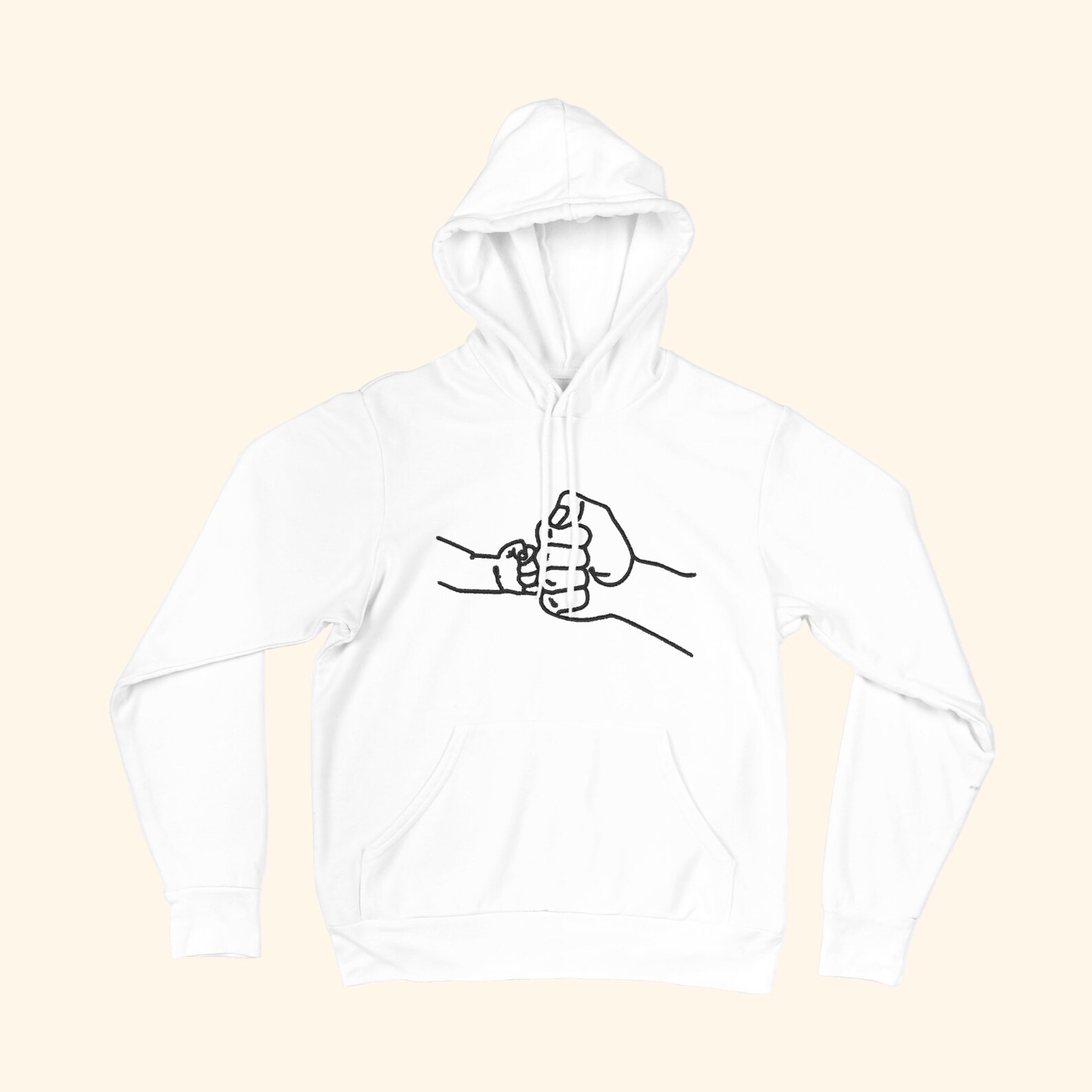 Classic Baby Embroidery Design, Child First Fist Bump Outline, Parent ...