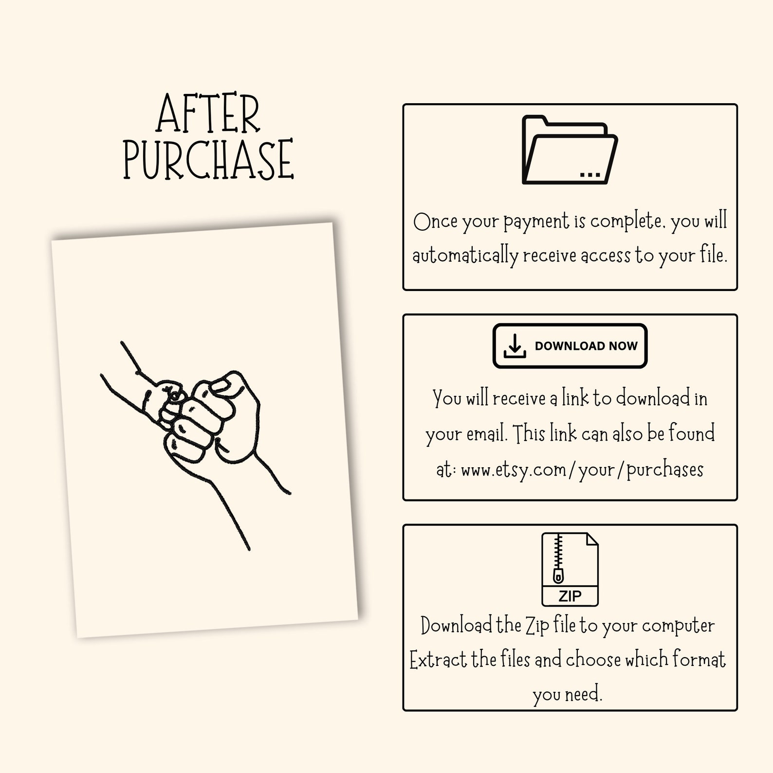 Classic Baby Embroidery Design, Child First Fist Bump Outline, Parent ...