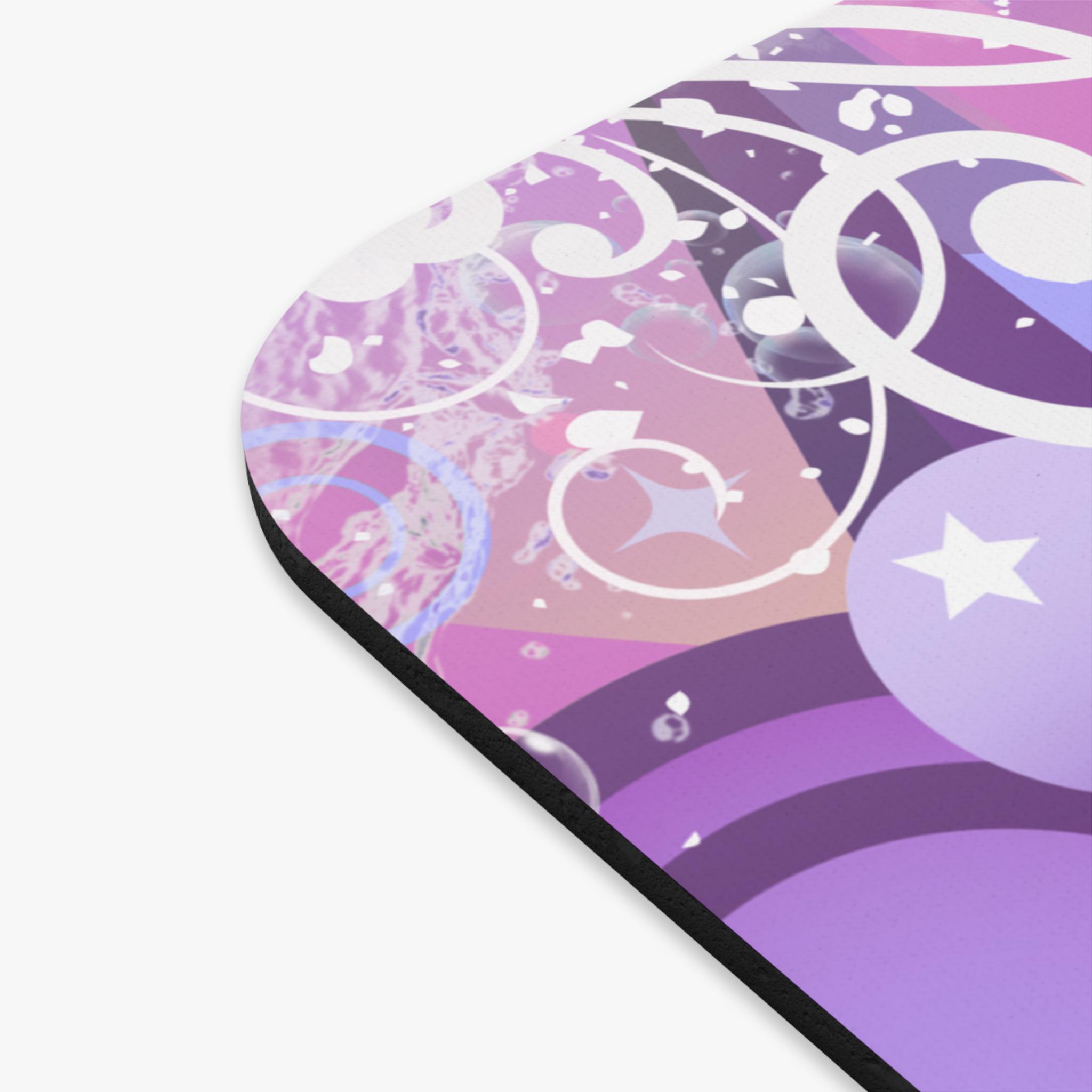 Y2K Aesthetic Mouse Pad, Vectorbloom Swirl, Computer Desk Mat - Etsy