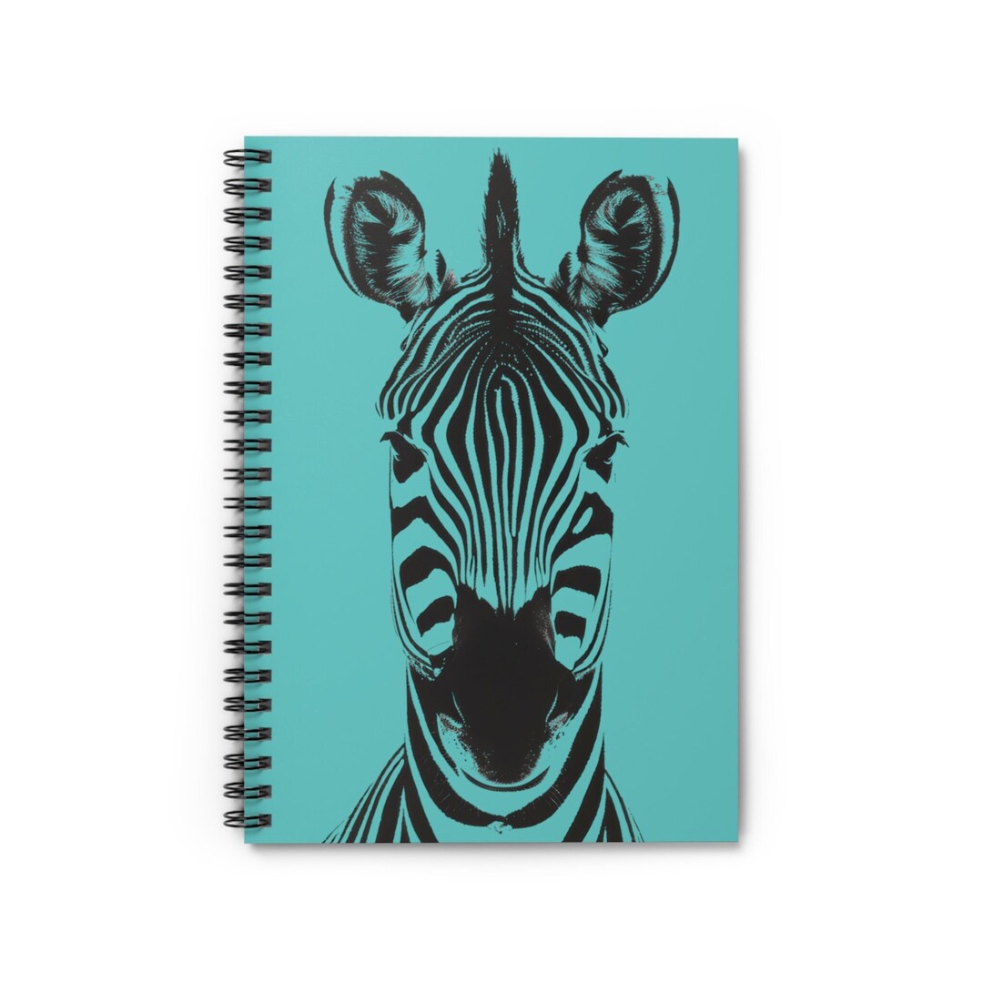 Zebra Spiral Notebook - Ruled Line - Etsy