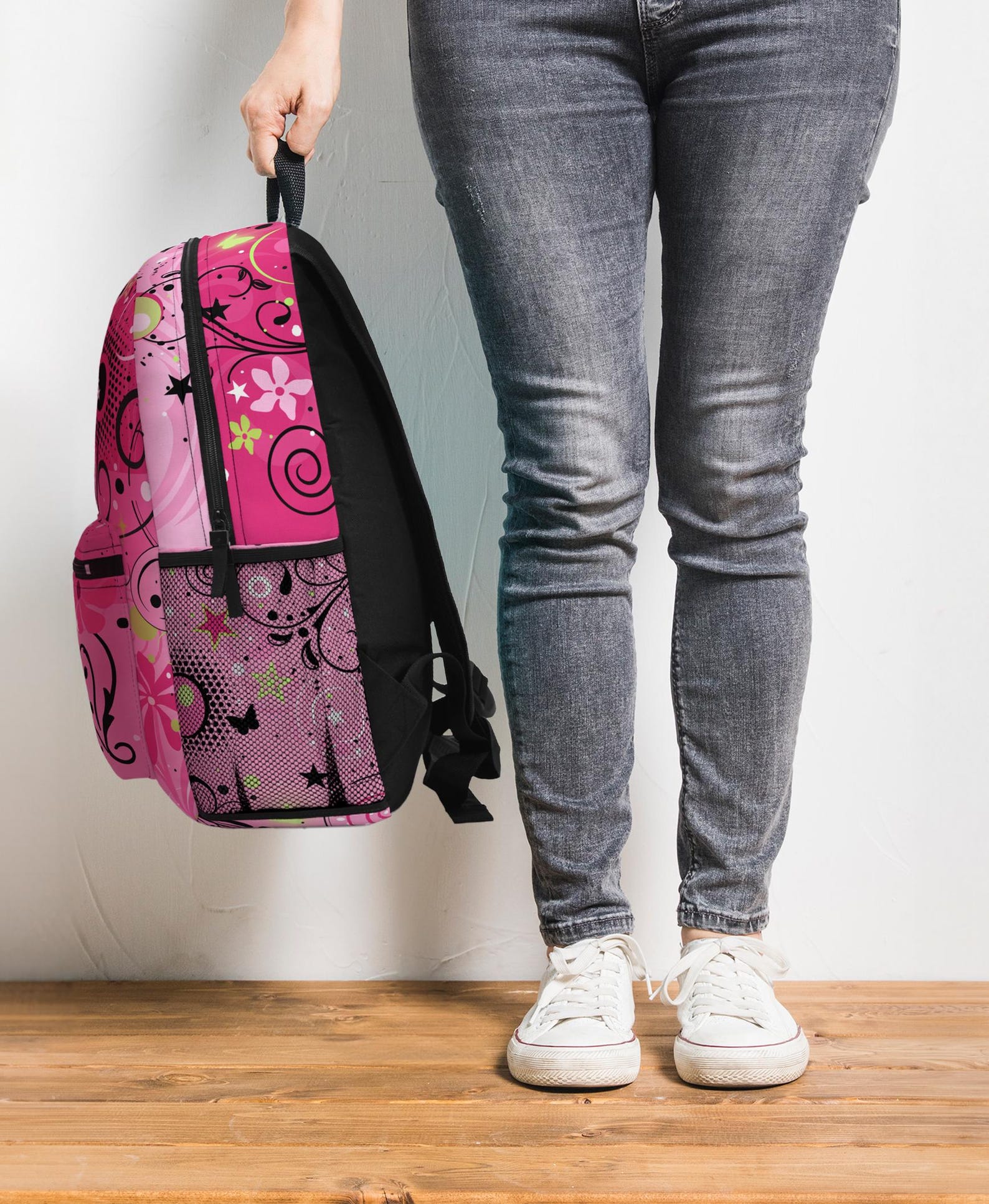 Frutiger Metro Vectorbloom Backpack, Roomy Durable Bag, Adjustable ...